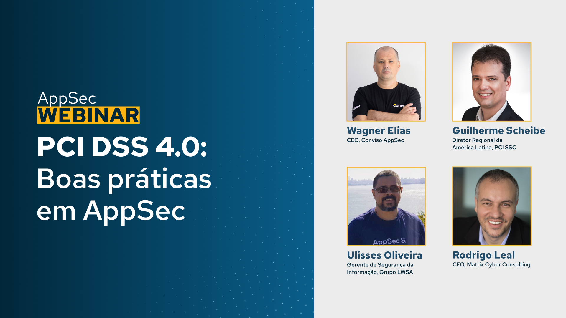 Webinar | PCI DSS 4.0: Boas práticas em AppSec